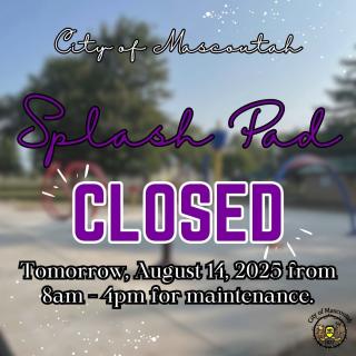 Splash Pad CLOSED 8/14/25 | City of Mascoutah IL